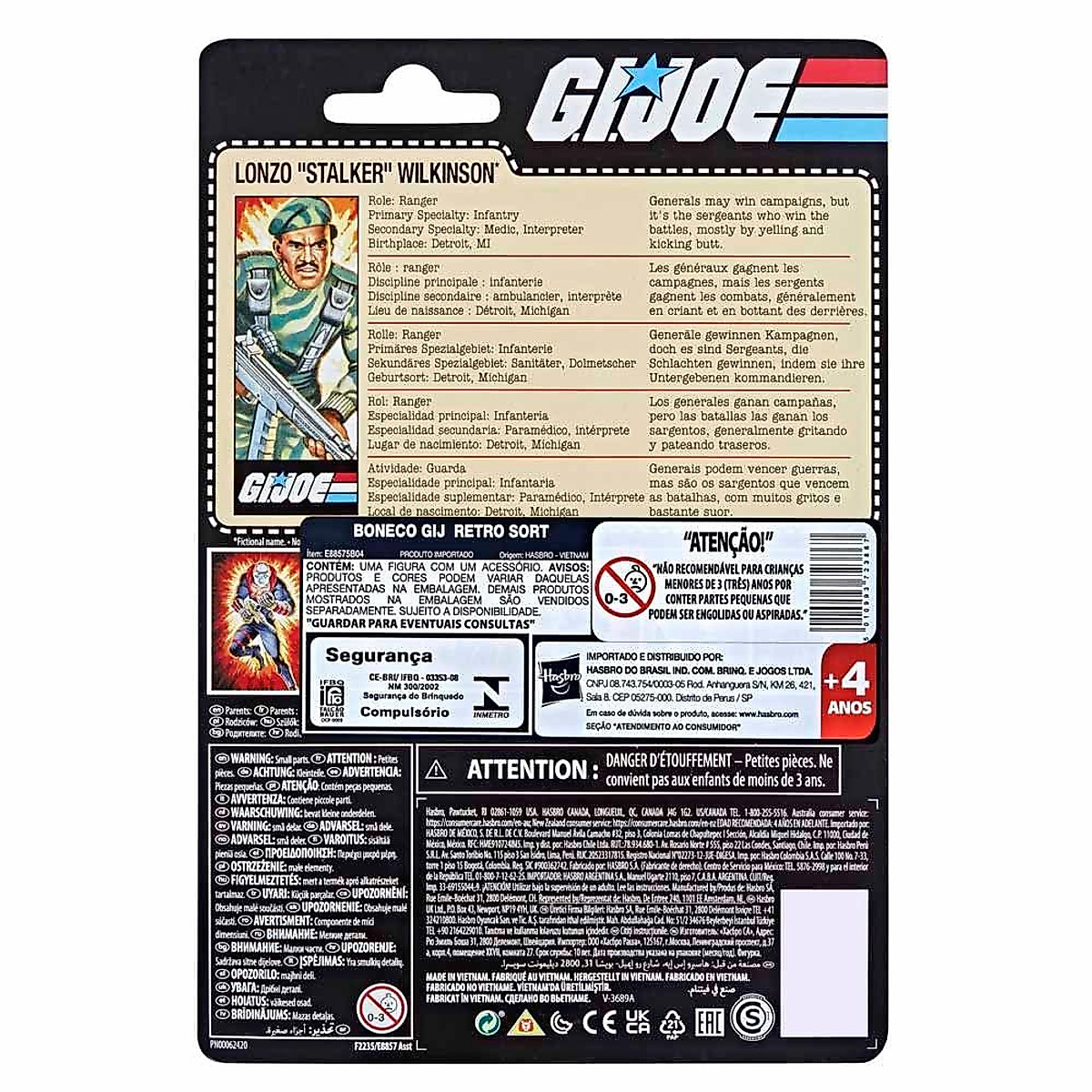 Hasbro Lonzo Stalker Wilkinson Retro Collection by G.I.Joe