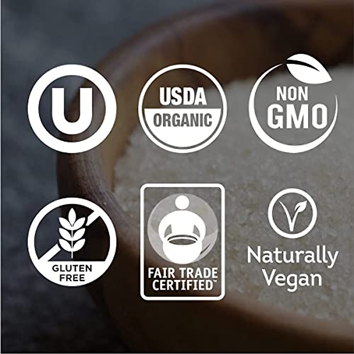 Wholesome Organic Cane Sugar, Fair Trade, Non GMO & Gluten Free, 10 Pound (Pack of 1) - Packaging May Vary