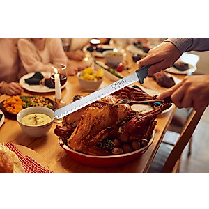 CONCORD Heavy Duty Stainless Steel Turkey Fryer Kit with Rack, Slicer, Hook, Thermometer, and heat proof gloves. Also great for Seafood Boil, Crawfish Boil, and more (Turkey Fryer Kit)