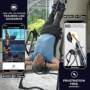 Teeter FitSpine X3 Inversion Table, Deluxe EZ-Reach Ankle System, Back Pain Relief Kit, FDA-Registered (X3A2)