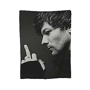 GingerDHallberg Throw Blanket Louis Singer Tomlinson Lightweight Flannel Blanket Air Conditioning Blankets for All Season 60"x50"