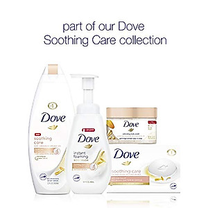 Dove Scrub for Silky Skin Oatmeal & Calendula Oil Body Scrub Exfoliates & Gives Lasting Nourishment 10.5 oz 4 Count
