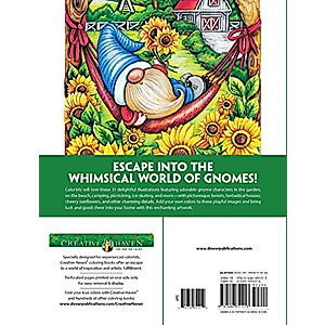 Creative Haven Gnome Sweet Gnome Coloring Book (Adult Coloring Books: Fantasy)