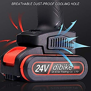 dibike Electric Pruning Shears with Rechargeable Lithium Battery, 30mm Max Cutting Diameter, Power Tree Electric Branch Scissors Wood Prunner (Black-2)