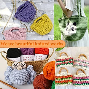 Yarn for Crocheting,100g Soft Yarn for Crocheting,Crochet Yarn for Sweater,Hat,Socks,Blankets(Blue)