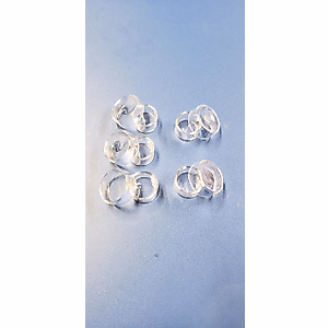 Beyondsupply-lab Glass Petri Dish Clear Borosillicate 30mm(1.18inch=1 3/16 ″) a Set of 5