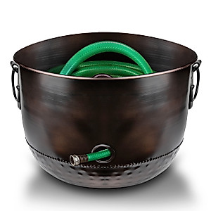 LifeSmart Hose Storage Pots (Bronzed Mocha, Simple Sanctuary)