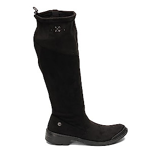 Bzees Women's BOOMERANG Boot, Black, 6 M M US
