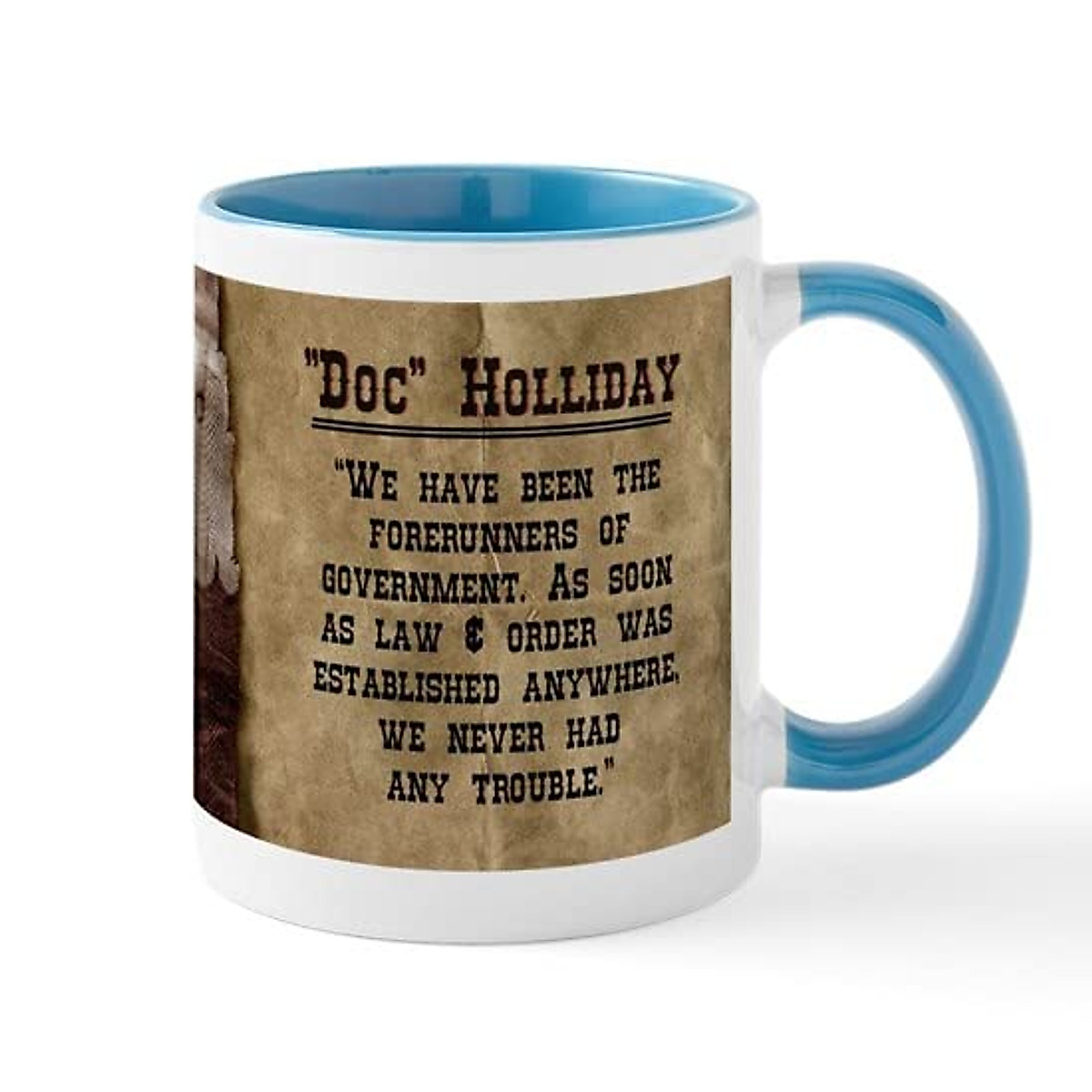 CafePress Doc Holliday Historical Mugs Ceramic Coffee Mug, Tea Cup 11 oz