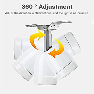 Heat Lamp Holder, E27 300W Rotatable Ceramic Heating Bulb Base with Switch for UV Light Bulb Spot Lamp Ceramic Heat Light Day Light 110-240V (US)