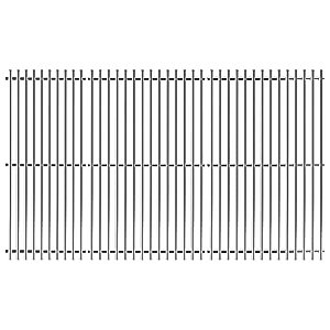 QuliMetal 304 9MM Stainless Steel Cooking Grates Replacement Parts for Weber Summit 600 Series Summit E/S 640 650 660 670 Gas Grills with a Smoker Box - Set of 3