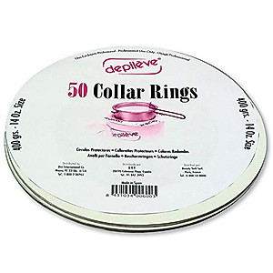 Depileve Wax Warmer Collars - Wax Pot Collars - 14 oz. - Pack of 50