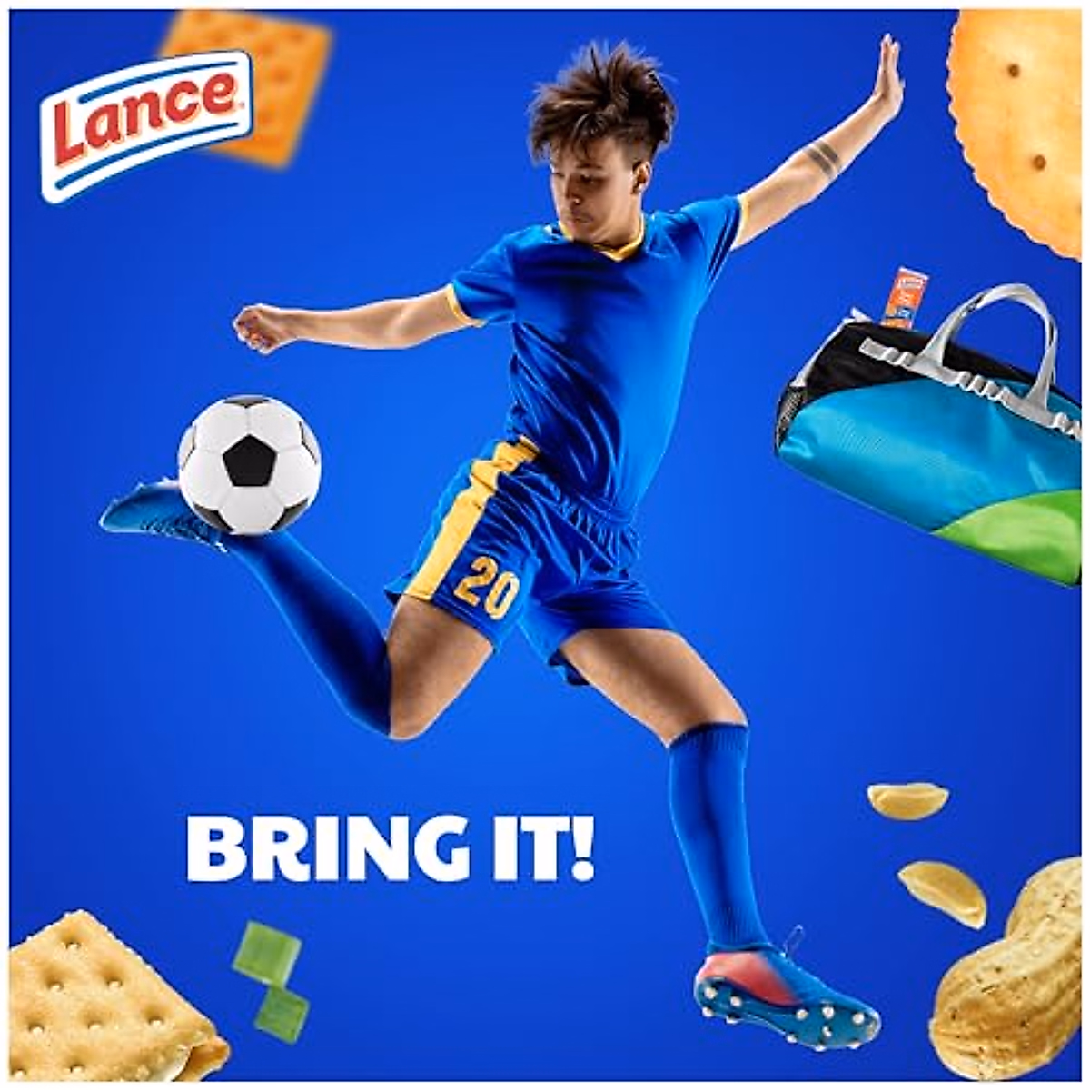 Lance Sandwich Crackers, Variety Pack, 3 Flavors, 20 Individually Wrapped Packs, 6 Sandwiches Each