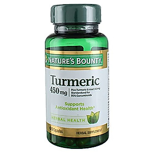 Nature's Bounty Turmeric 450 mg Capsules - 60 ct, Pack of 3