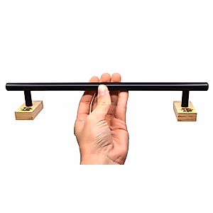 Teak Tuning Round Fingerboard Rail - Long Edition - Black Colorway - 11.25" Long, 1.75" Tall - Prolific Series