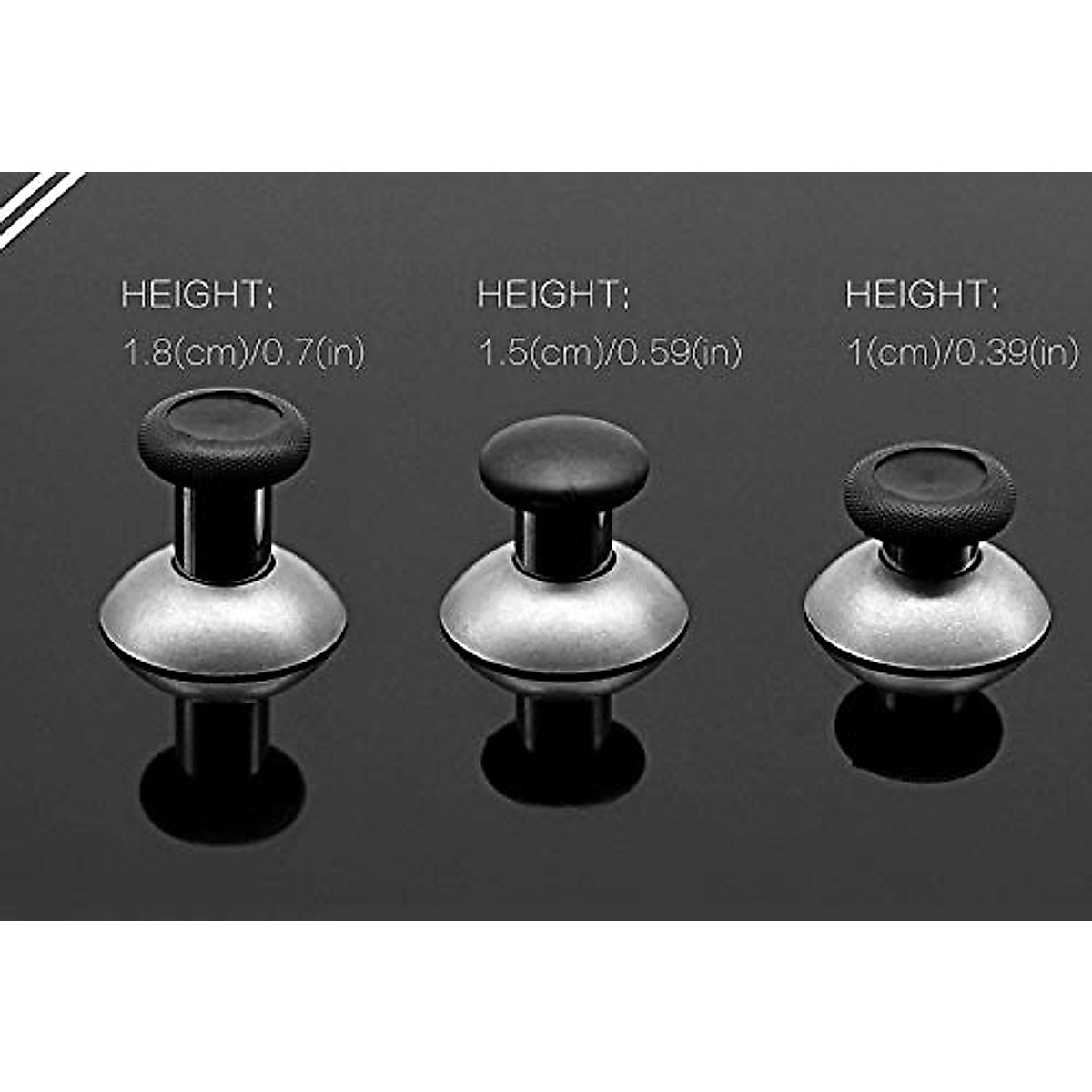 AQIDAP Elite Kit for Xbox One Elite Controller Accessory (6 Different Metal Analog Sticks - 4 Paddles - 2 D-Pads - and 2 Magnetic Base Xbox One Elite Controller Replacement Parts)