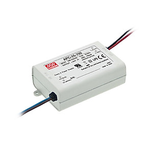 LED Driver 34.7W 33V 1050mA APC-35-1050 Meanwell AC-DC Switching Power Supply APC-35 Series Mean Well C.C Power Supply