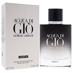 Acqua Di Gio by Giorgio Armani for Men - 2.5 oz Parfum Spray (Refillable)