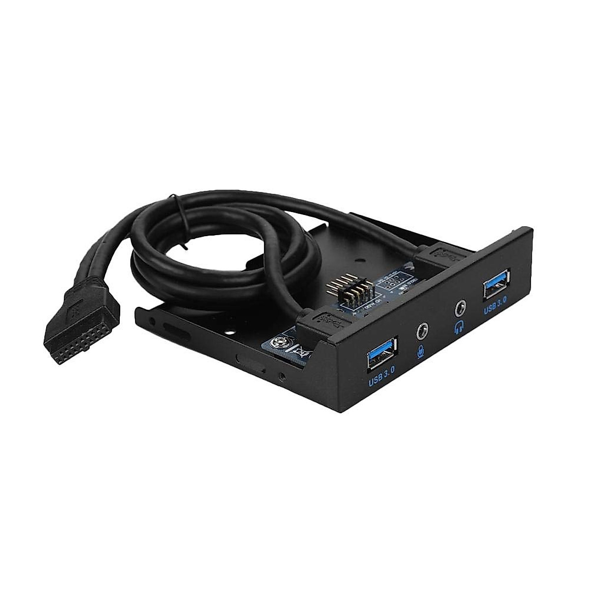 USB3.0 Front Panel,3.5inch 2 USB3.0 Interfaces with Mic Audio Front Panel,USB3.0 Audio Floppy Front Panel,USB 3.0 Front Panel Floppy Disk Bay Computer Case Front Bay