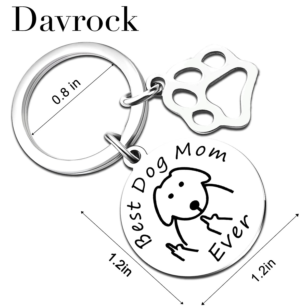 dog mom gifts for women dog keychain Veterinarian Gift Dog lover Keychain for women Mothers Day Birthday Christmas Gift Stocking Stuffers Gift For Best Animal Lover Daughter Girls Women