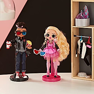 L.O.L. Surprise! OMG Movie Magic Fashion Dolls 2-Pack Tough Dude and Pink Chick with 25 Surprises Including 4 Fashion Looks, 3D Glasses, Accessories and Reusable Playset - Great Gift for Ages 4+