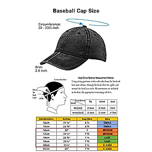 AOSMI 3 Pack Vintage Cotton Washed Plain Baseball Caps Dad Hats Adjustable Men Women Unstructured Low Profile Blank Summer Soft Distressed Ball Caps Outdoor Workout Black Khaki Red-Wine