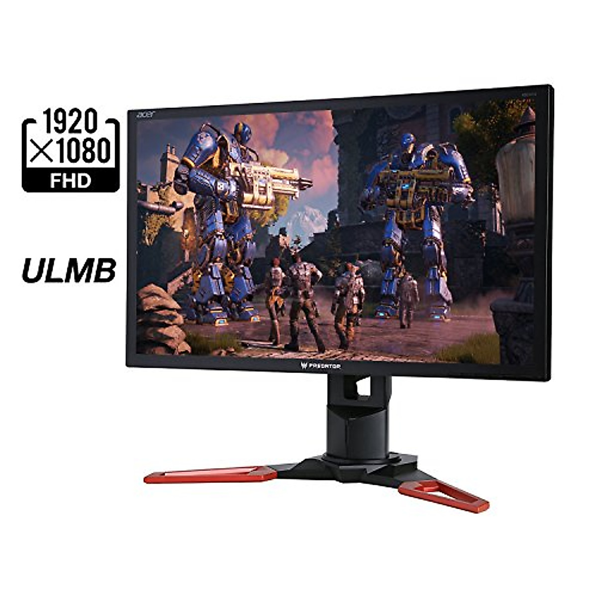 Acer Predator XB241H Bmipr 24-Inch Full HD 1920x1080 NVIDIA G-Sync Display, 144Hz, 2 x 2w speakers, HDMI & DP