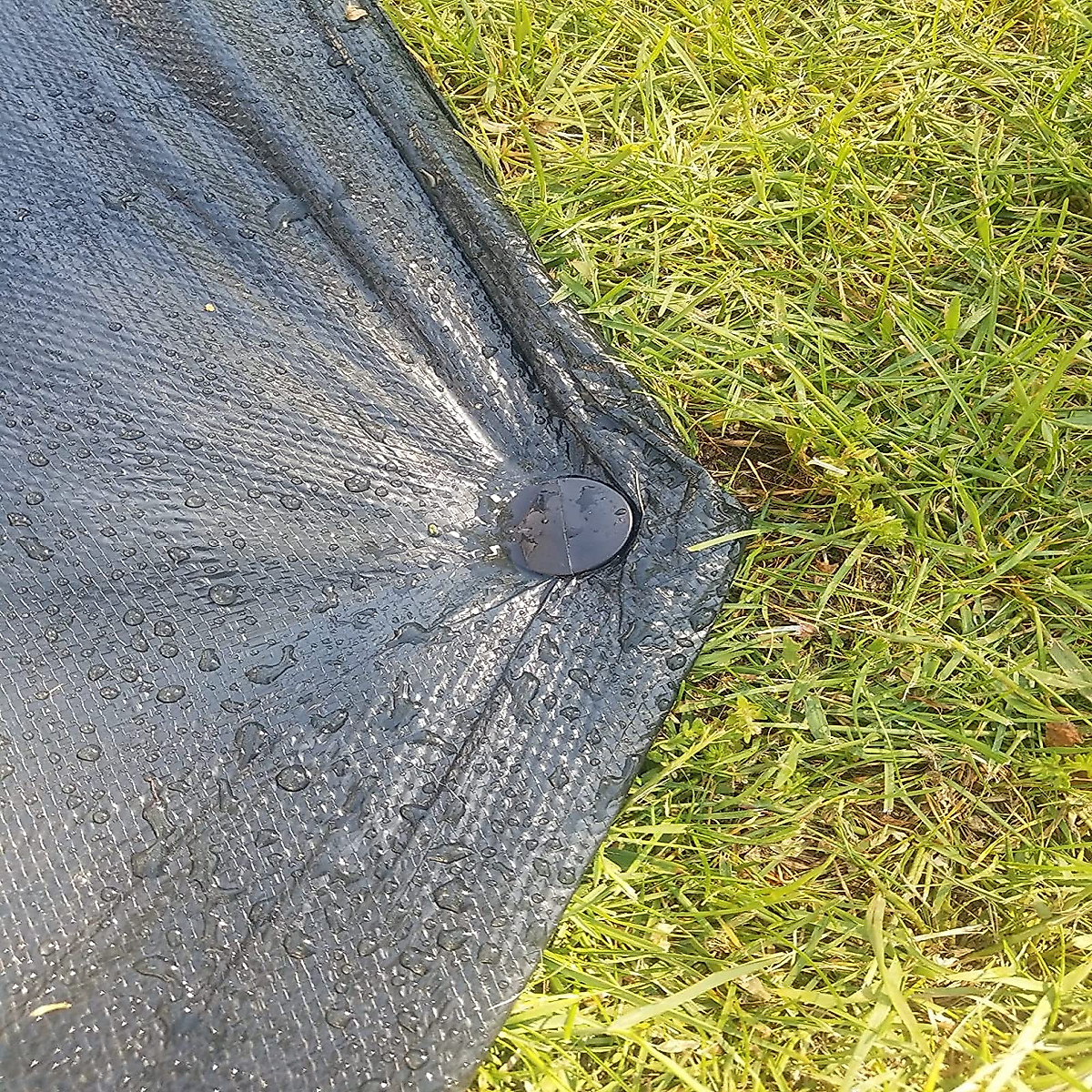 KINGLAKE 30 Pcs 4.3 inch Sturdy Plastic Stakes Anchors Rustproof for Holding Down Landscape Fabric Lawn Edging,Tents,Game Nets and Rain Tarps Black