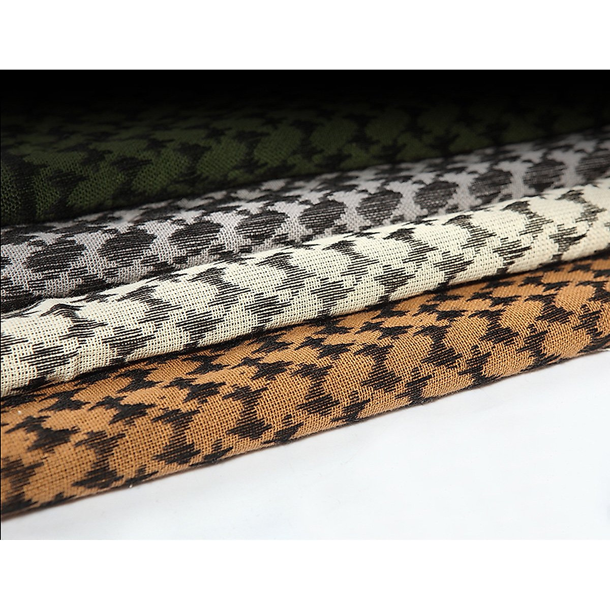 FREE SOLDIER Scarf Military Shemagh Tactical Desert Keffiyeh Head Neck Scarf Arab Wrap with Tassel 43x43 inches (Amber Brown)