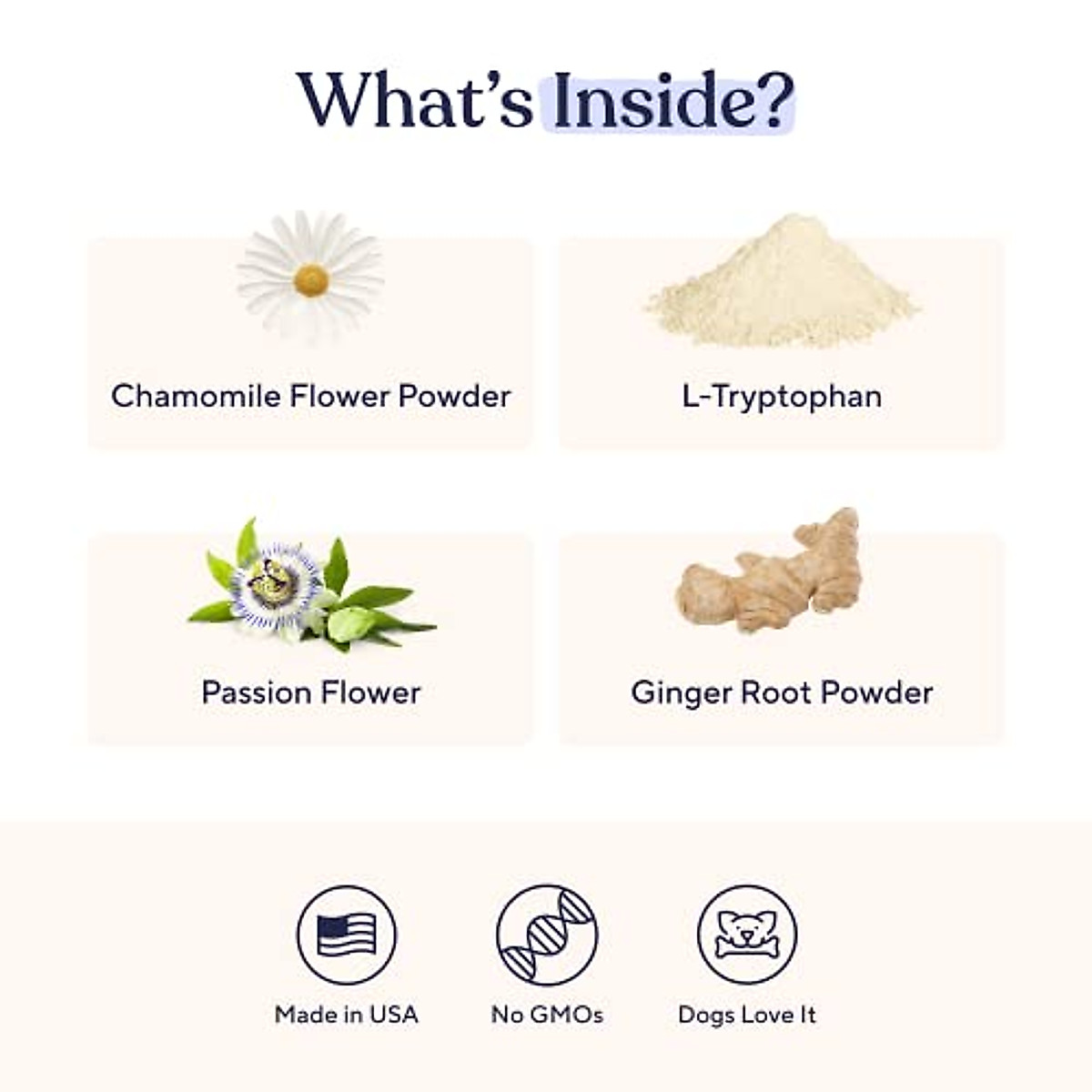 Pawfy dogs Calming Soft Chews | Anxiety | Separation | Stress Relief | Travel | Behavioral Training | Fireworks & Other Stressful Events | with L-Tryptophan & Chamomile