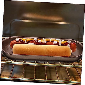 Hemoton 3pcs Bread Mold Mini Hot Dogs Metal Dies Mini Griddle Hot Dog Baking Mold Big Muffin Pan Hot Dog Trays Long Bread Baking Mold Hot Dog Baking Pan Bread Baking Pan French Bakeware