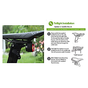 Wireless Bike Alarm w/Smart Taillight: Anti-Theft Alarm w/Remote; Auto On/Off Taillight w/New Burst Strobe Mode for Daytime; Deceleration Warning; Wireless Electric Horn & Bike Finder.