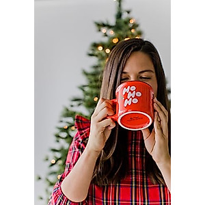 Pearhead Ho Ho Ho Christmas Camper Mug, Holiday Coffee Cup, Christmas Home Décor, Holiday Gifts, Seasonal Coffee Mug, Stocking Stuffer Gift Ideas, Microwave And Dishwasher Safe