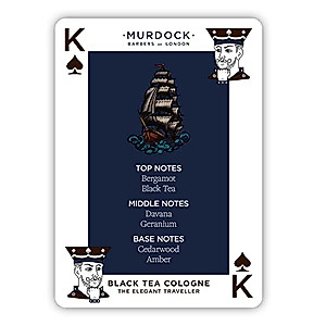 Murdock London Black Tea Cologne | Subtle, Spicy, Timeless | Made in England | 3.4 oz