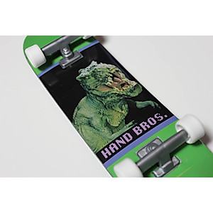 HANDBROS Handboard Skateboard 27cm 10.5 inch Tech Large Finger Board W/Grip 'T REX'