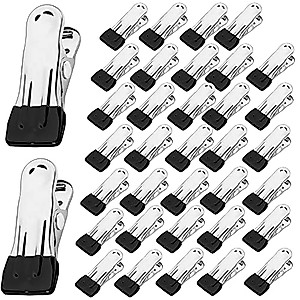 Swimming Pool Cover Clamps, 36PCS Swimming Pool Above Ground Winter Cover Clips Multifunctional Metal Clips Stainless Steel Clothes Pins for Above Ground Swimming Pools Towel Spring