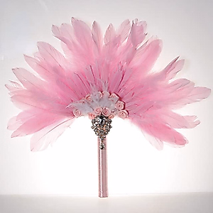 Handmade Hand Fan African Wedding Decoration Creative Dance Wedding Hand Fan Wedding Decoration Abanicos para Boda Party Gift