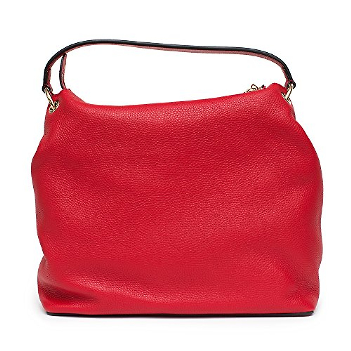 Gucci Soho Flame Red Leather Bag Soft Hobo Italy Handbag New