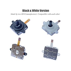 ElecGear Joystick Replacement for Oculus Quest, 2X Left & Right Analog Thumb Stick Control Sensor Module for Quest VR Headset Touch Controller with Repair Tool Kit