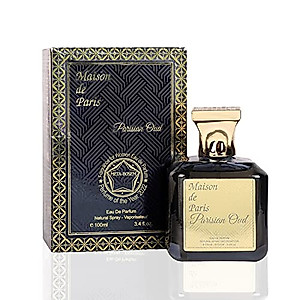 META-BOSEM Mason de Paris Parisian Oud, Women Perfume Eau de Parfum Natural Spray Fragrance - Woody and Spicy - Great Holiday Gift - for All Day Use - a Classic Bottle, 3.4 Fluid Ounce/100Ml
