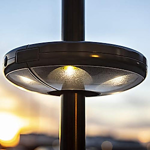 Brilliant Evolution LED Patio Umbrella Light with Remote | Outdoor Lights for Outside Lighting Battery Operated