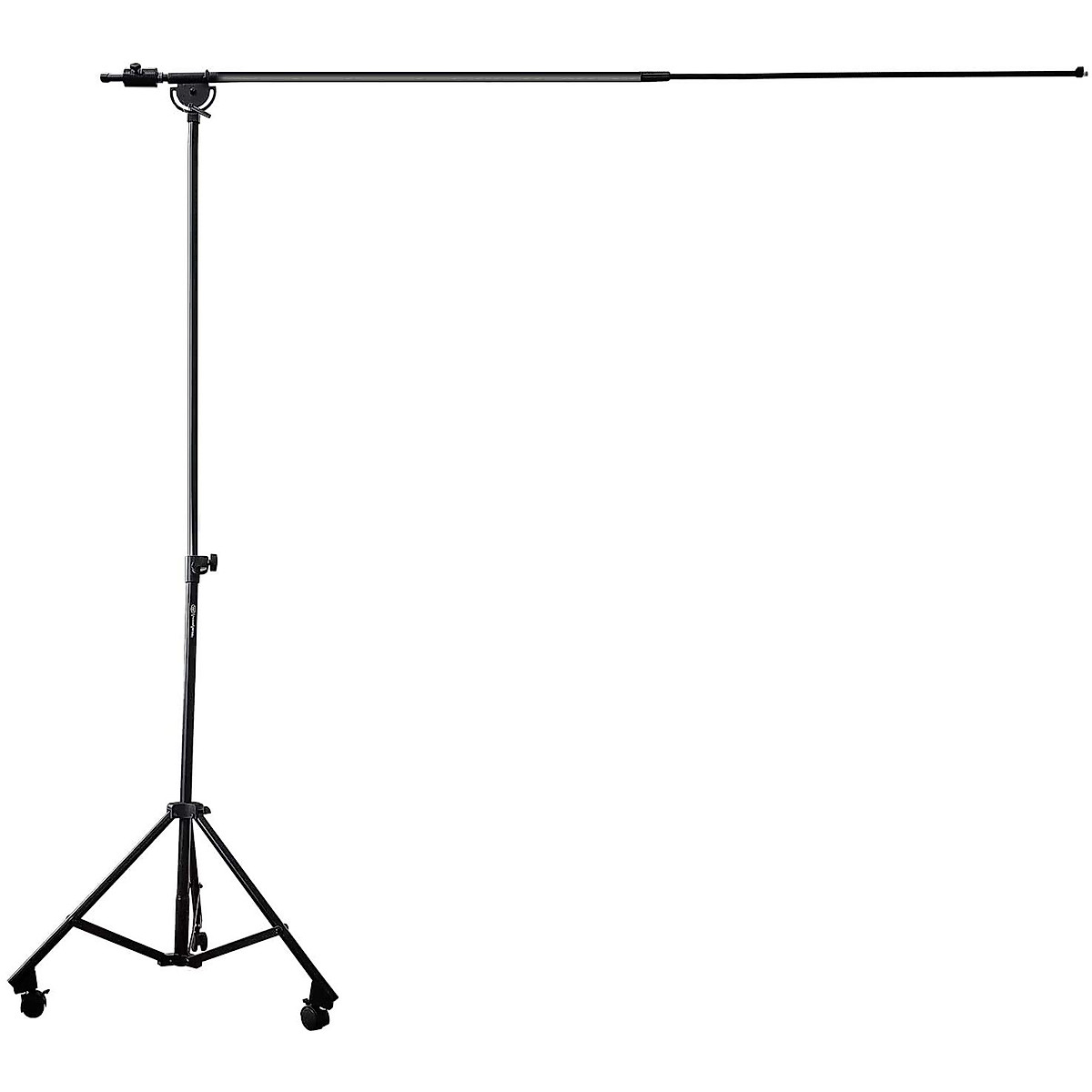 AxcessAbles Heavy Duty Microphone Boom Stand with Weighted Tripod Base | 80-inch Height Overhead Mic Stand | 96 Inch Boom Arm Stand | Shotgun Video Mic Stand | All Metal, No Plastic Parts