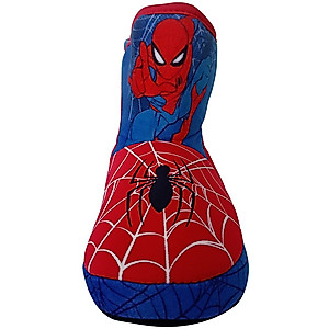 Marvel Boy's Spider-Man Slipper Booties (Red/Blue, Numeric 11)