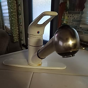 Empire Faucets RV Kitchen Faucet Head Pull Out Faucet Replacement Parts, Faucet Sprayer Head ONLY, Brushed Nickel