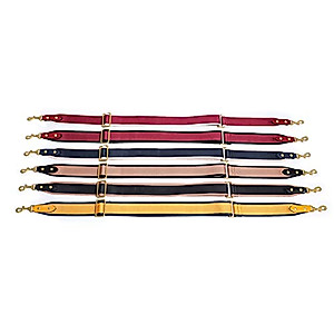 GOXTECH Purse Strap Replacement Crossbody Handbag Stripe Wide Adjustable (Black -Bag Strap)