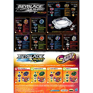 Beyblade Burst Pro Series Cho-Z Valtryek Spinning Top Starter Pack - Attack Type Battling Game Top with Launcher Toy