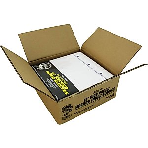 (500) 12" Record Inner Sleeves - 3-Layers of Archival Quality, Anti-Static HDPE with Rice Paper Enclosed Insert for Extra Rigidity #12IM