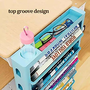 Utility Cart Organizer 6 Tier Rolling Cart with Wheels Portable Bookshelf on Wheels Narrow for Bedroom Living Room Home School,Green