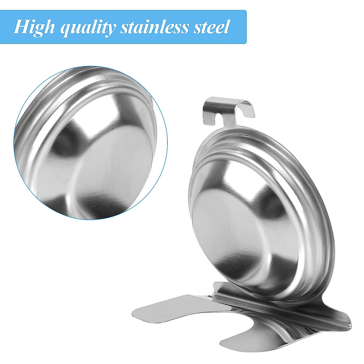 PECULA Refrigerator Thermometer Large Dial, Freezer Thermometer -30-30 Deg ℃/-20-80 Deg ℉, Fridge Thermometer by Stainless Steel, Thermometer for Fridge Suitable for Refrigerators and Freezers