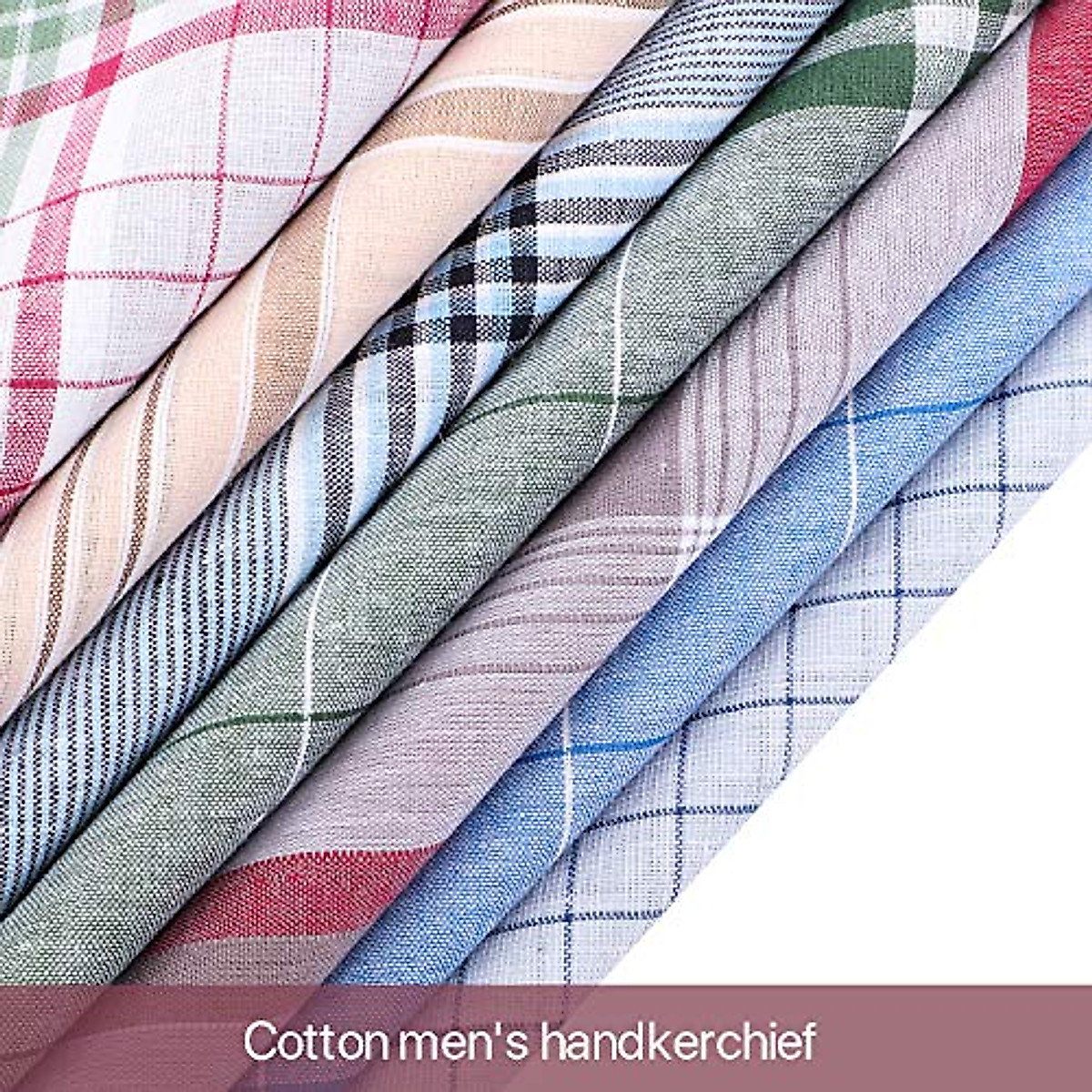 Boao 30 Pieces Men Handkerchief Soft Cotton Pocket Square Multicoloured Hankies for Party Wedding 16 x 16 Inches,15 Colors (Vivid Color)